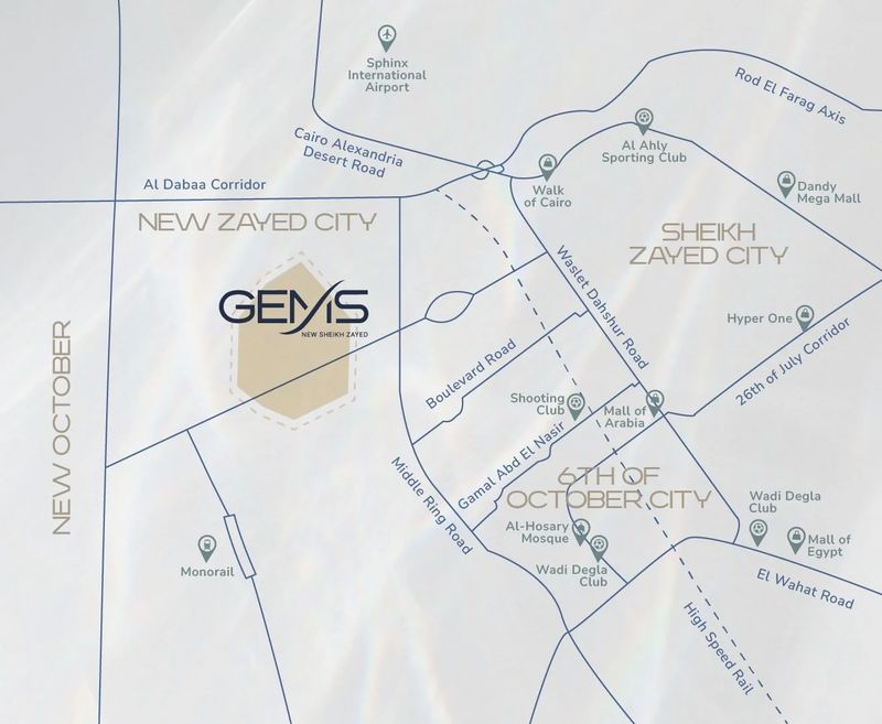 Gems Compound New Zayed - Edmond Real Estate